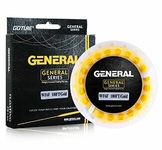 Рыболовная леска Goture GENERAL Fly 7 цветов Желтый, 8.0, yellow