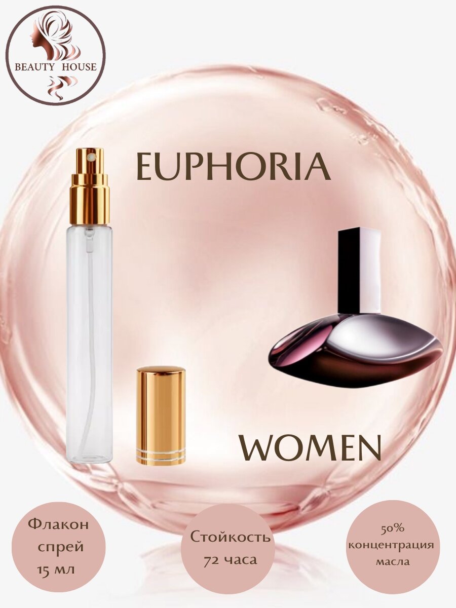 Духи масляные Euphoria спрей 15 мл женские, восточные, цветочные