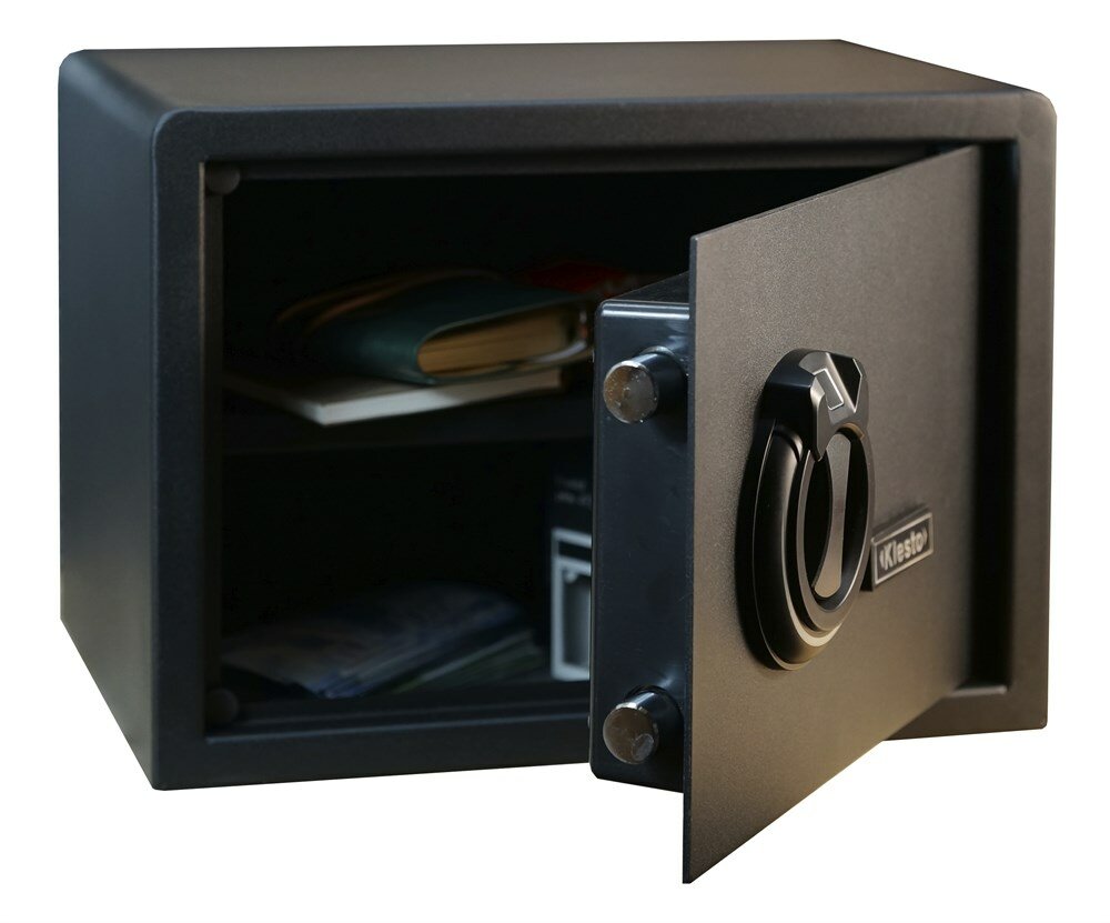 Сейф Klesto FPS-28, биометрический замок, серый, офисный