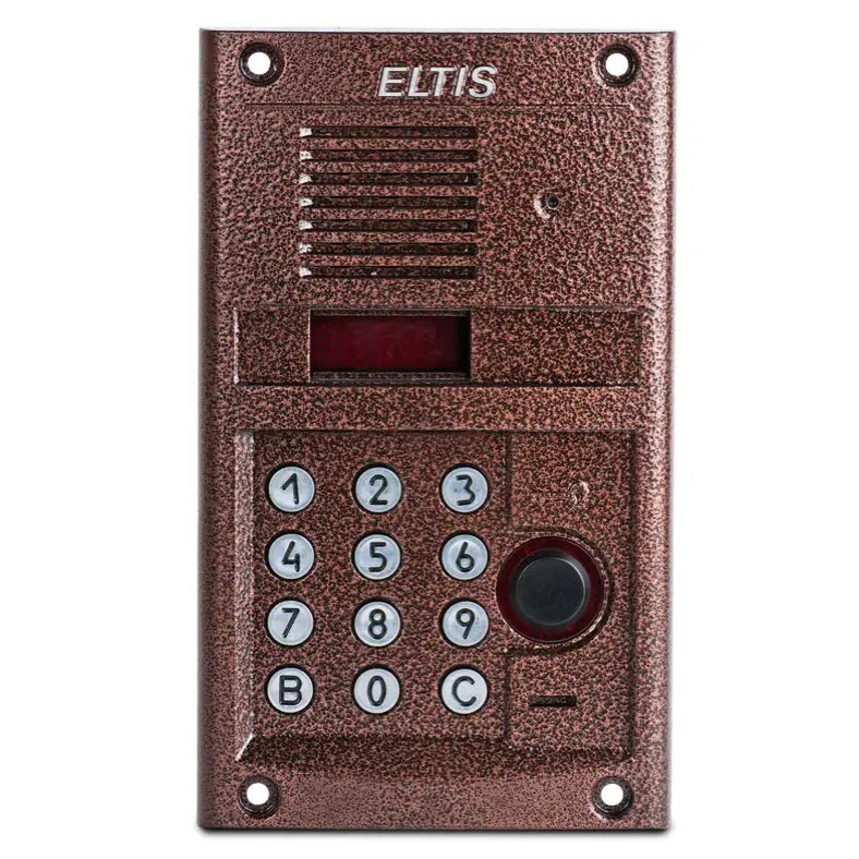 DP305-RDC24 (бронза-антик металлик) блок вызова домофона Eltis