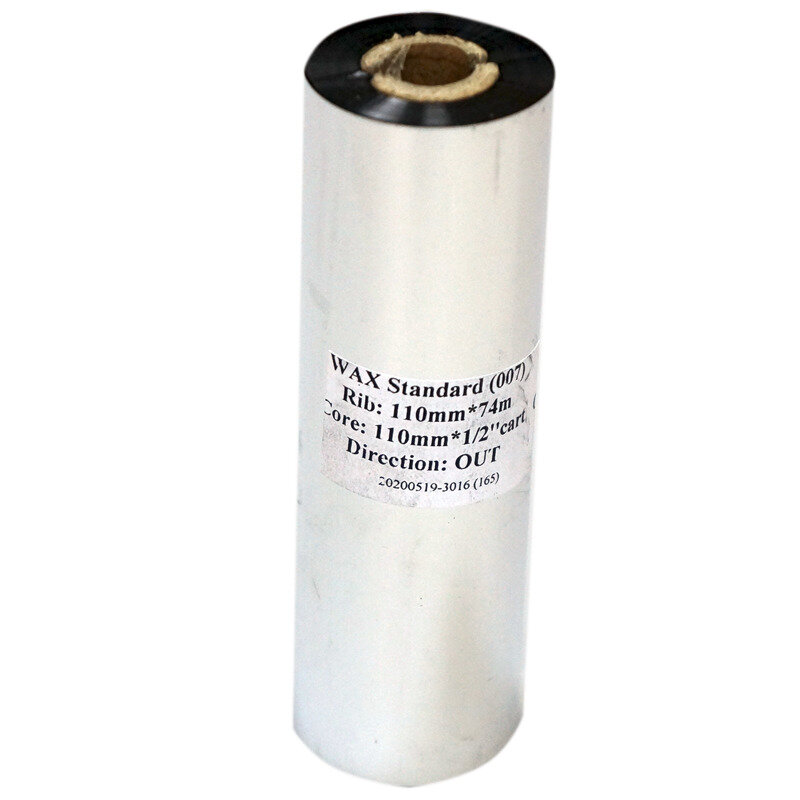 Риббон Wax Standard 110мм-74м*1/2" втулка-110мм OUT) для термотрансферных принтеров