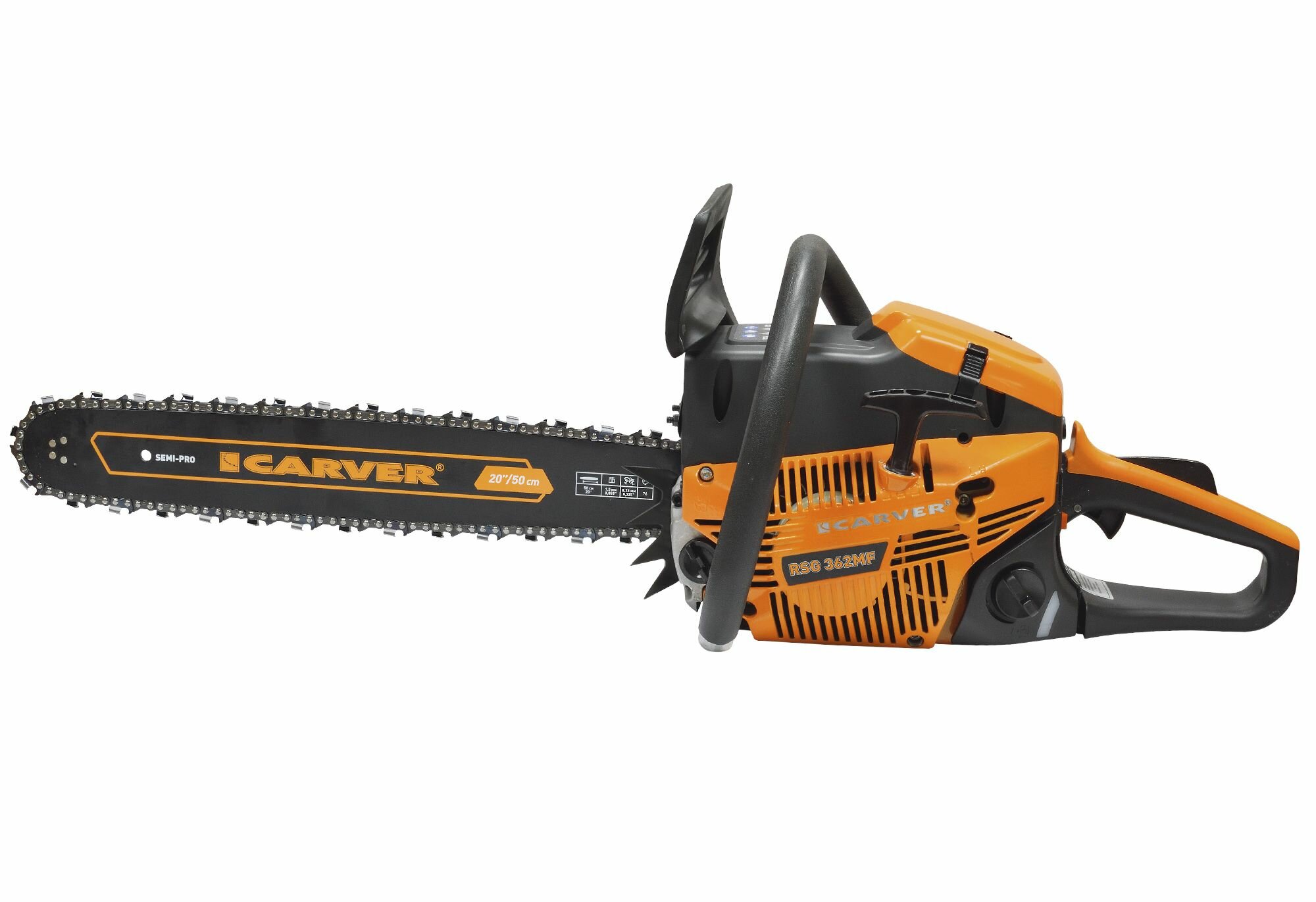 Пила бенз. CARVER RSG 362MF (Металл. стартер, целлюлозный фильтр; 20", цепь PROFI 0,325-1,5-76зв.)