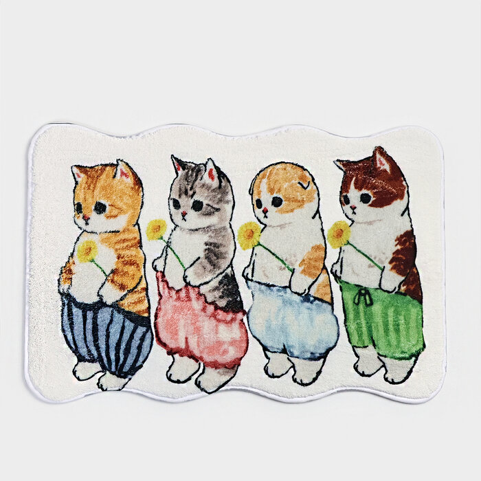 Коврик для дома Доляна Котята, для детей, 39.5×60.5 см