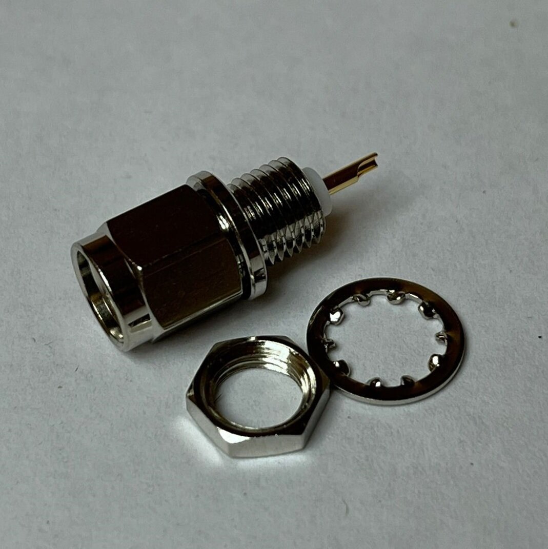 Разъем высокочастотный S-135 (5 шт), вилка (штекер) SMA приборная