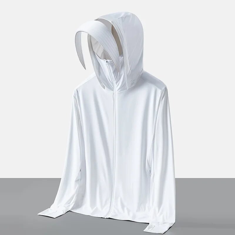 UPF50+ солнцезащитная рубашка HJ-FS035 Белый, L, Women-Jade White