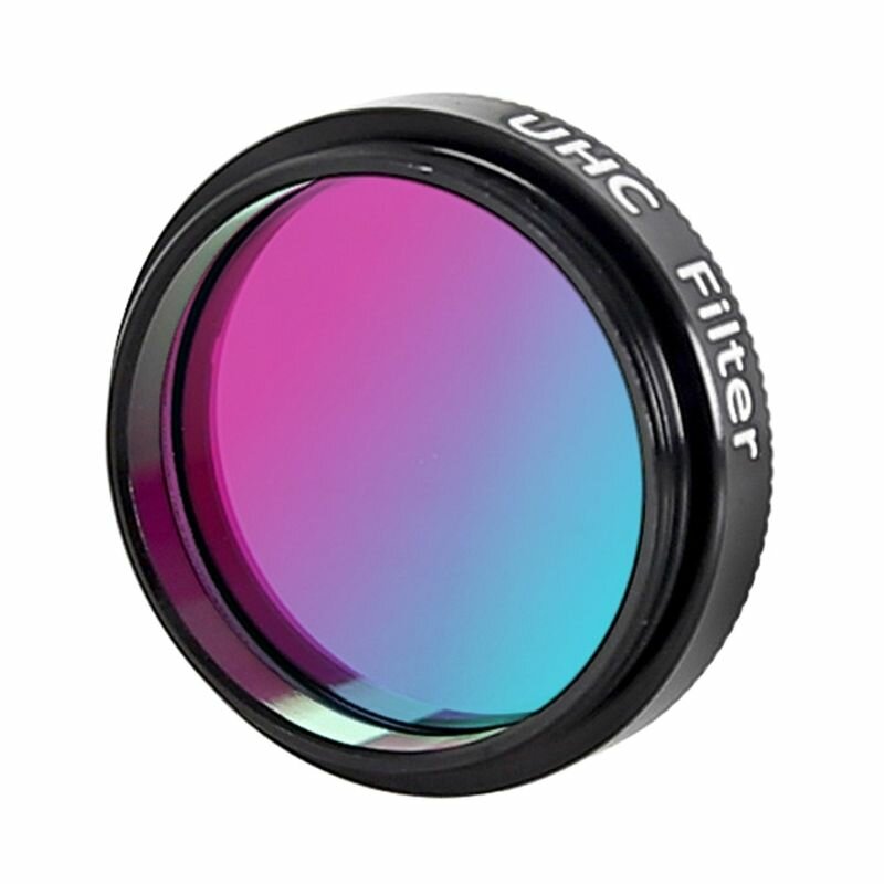 1.25-дюймовый UHC-фильтр для телескопа улучшение контрастности и снижение светового загрязнения для астрономических наблюдений в городе и пригороде