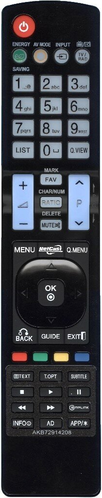 LG AKB72914208, Пульт ДУ
