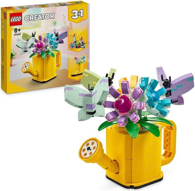 Конструктор LEGO Creator 31149 "Цветы в лейке", 420 деталей, от 8 лет