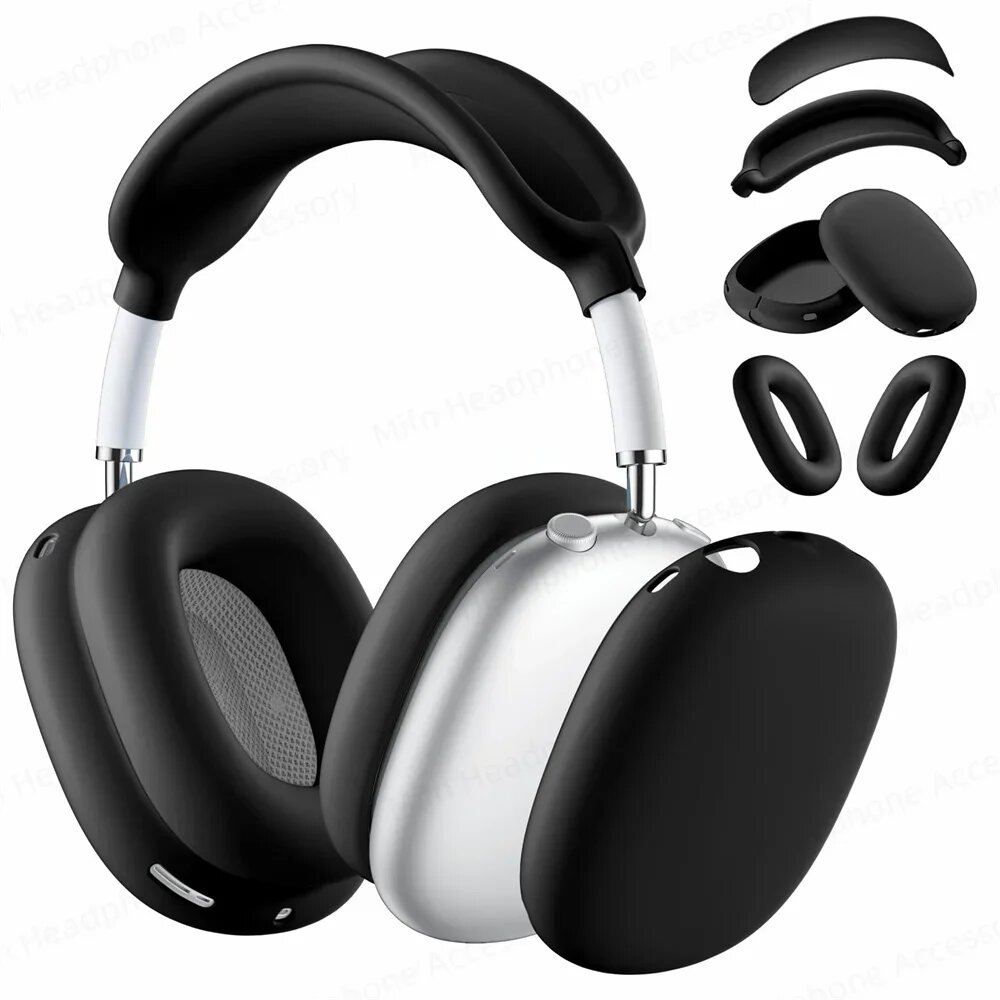 Чемодан для AirPods Max, черный 4 в 1