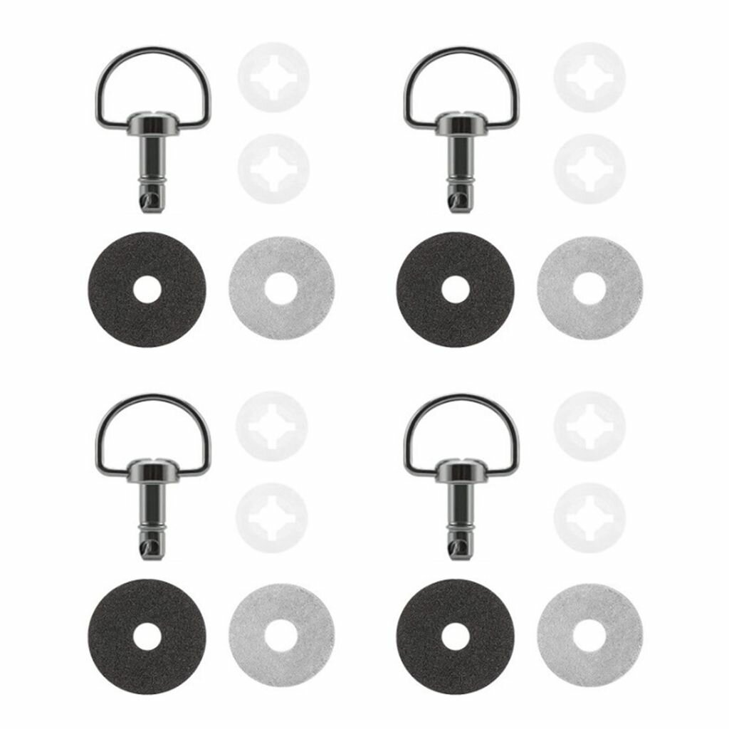 Универсальное крепление обтекателя с быстроразъемными D-образными кольцами диаметром 14 мм и 19 мм для мотоциклов