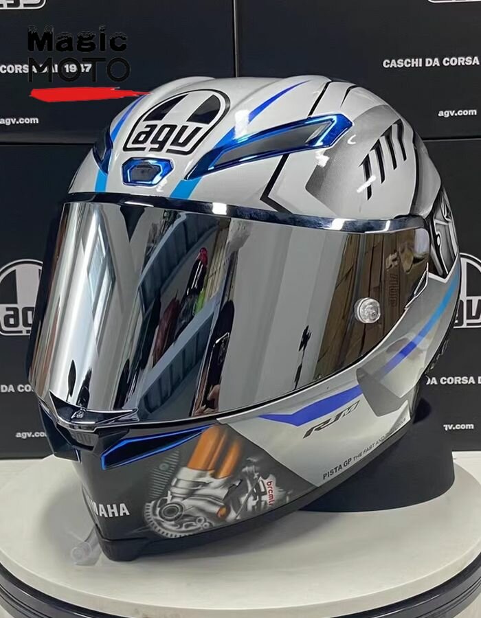 Мотошлем AGV PISTA GPR/GPRR для Yamaha R1, шлем на голову 53–61 см, аэродинамика и комплексная защита