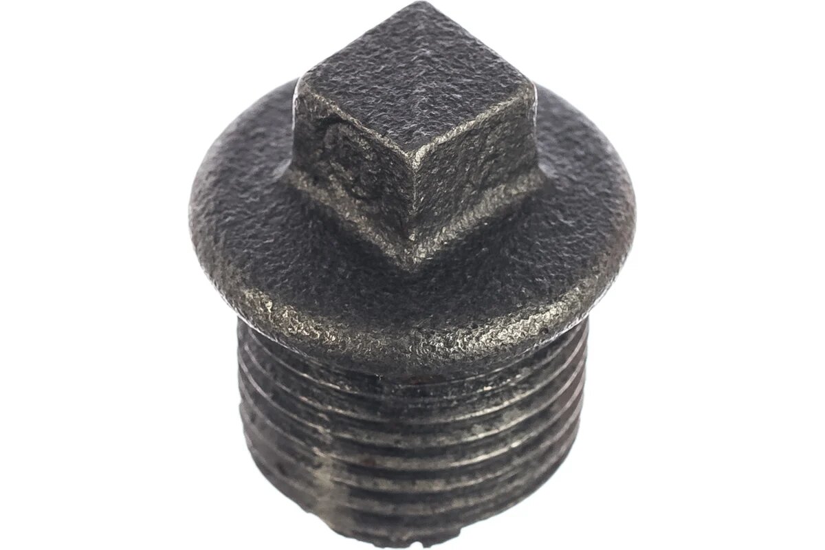 Fittex PLUS Заглушка чугун Ду 15 1/2 НР 128-0903 для водоснабжения трубопроводов