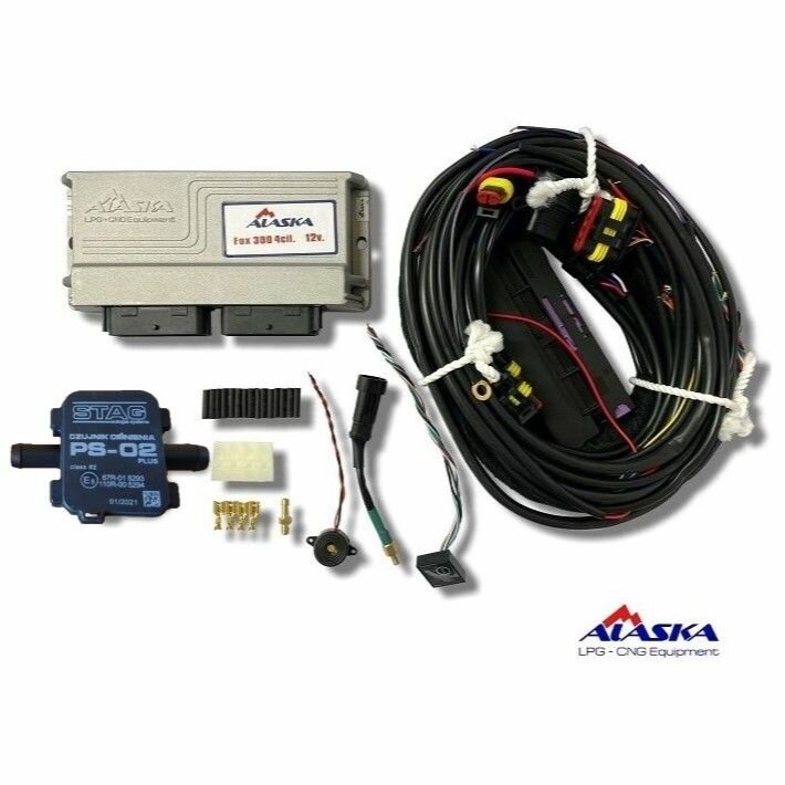 Электроника ГБО Alaska FOX 300 4 цилиндра / Сертифицированная электроника Alaska Fox (пройдет оформление в ГАИ)