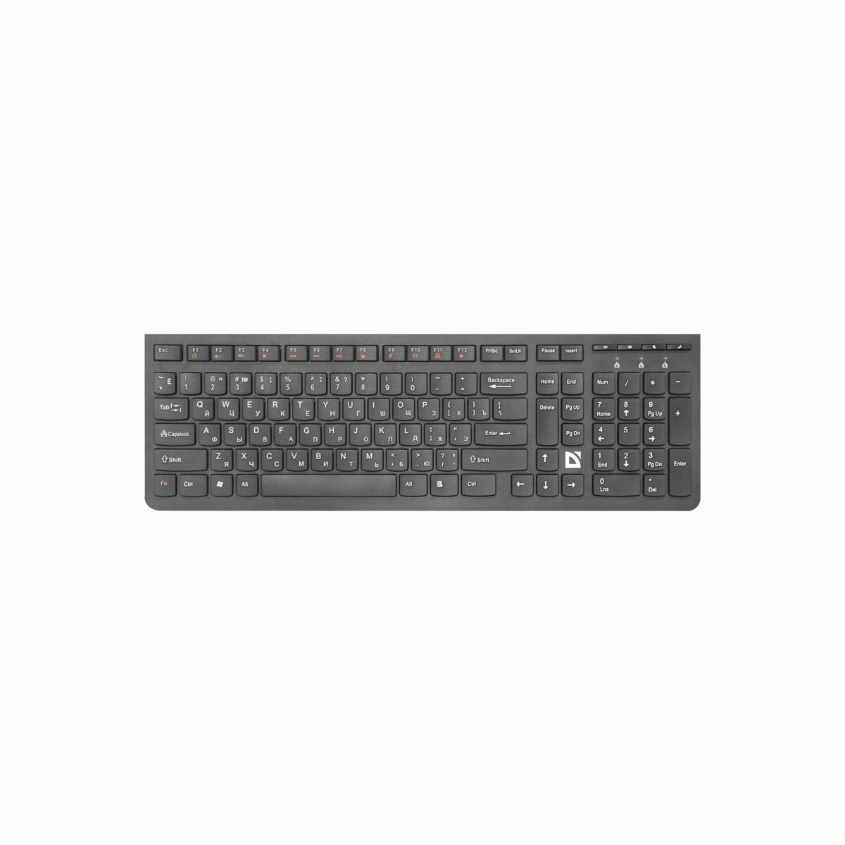 Клавиатура Defender UltraMate SM-535 RU, USB, 108 клавиш, черный (45535)