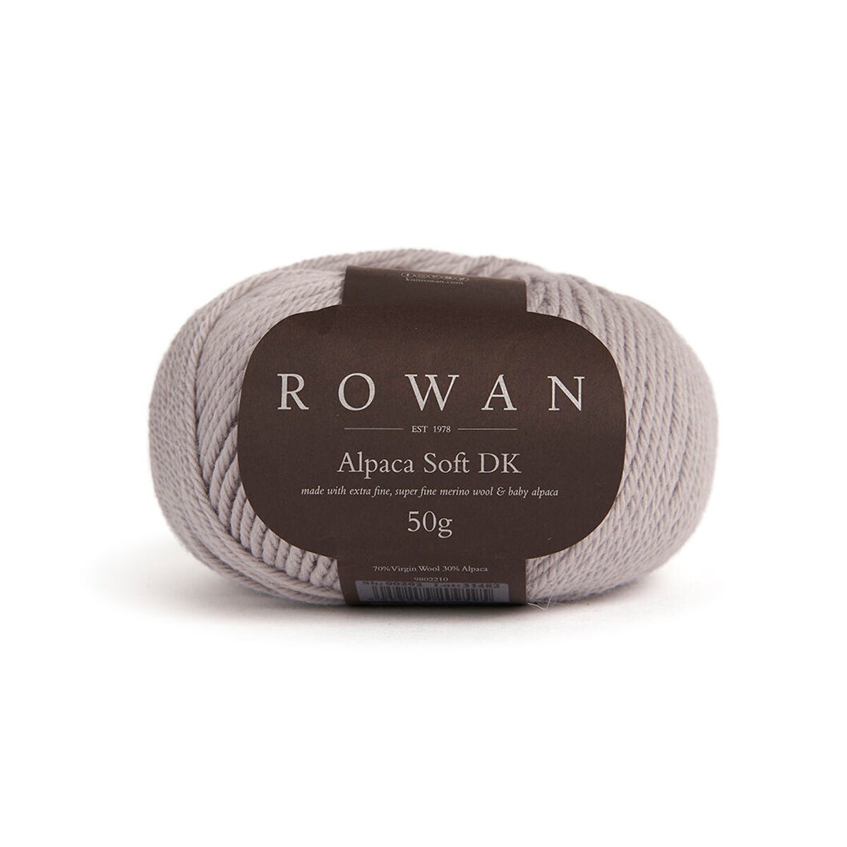 Alpaca Soft DK /Альпака Софт ДК/ пряжа Rowan, 9802210 (231, silver (серебро), серый)
