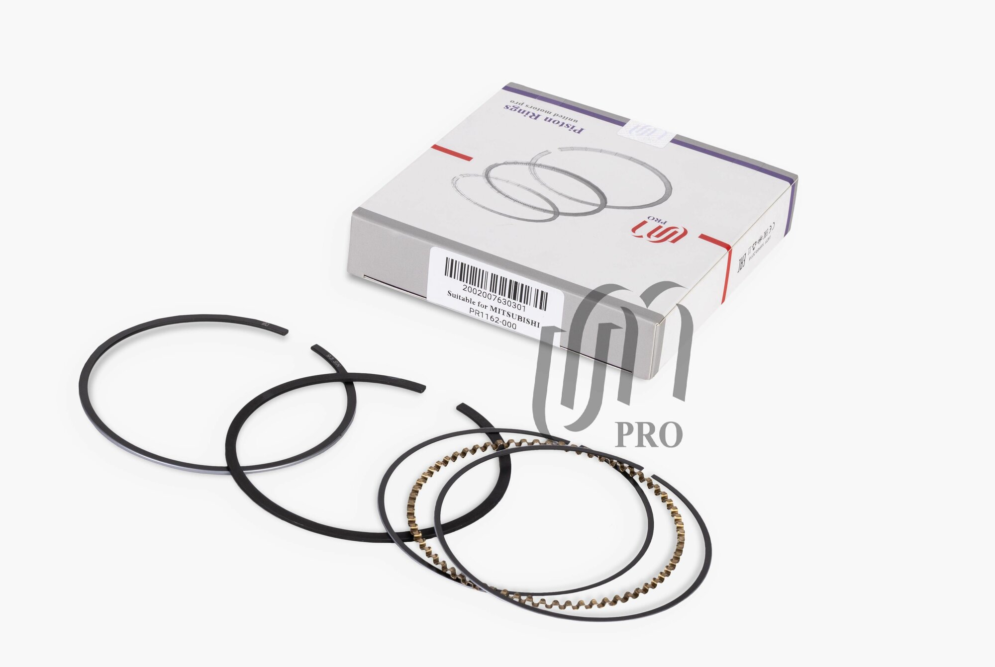 Комплект поршневых колец STD Mitsubishi 6G74 d93.0 STD 1.5-1.5-3.0 (MD300569) на 1 цил. UM, UNITED MOTORS PR1162000