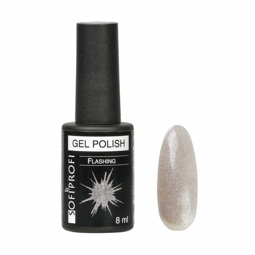 Гель-лак Flashing светоотражающий, арт. 402, 8 мл