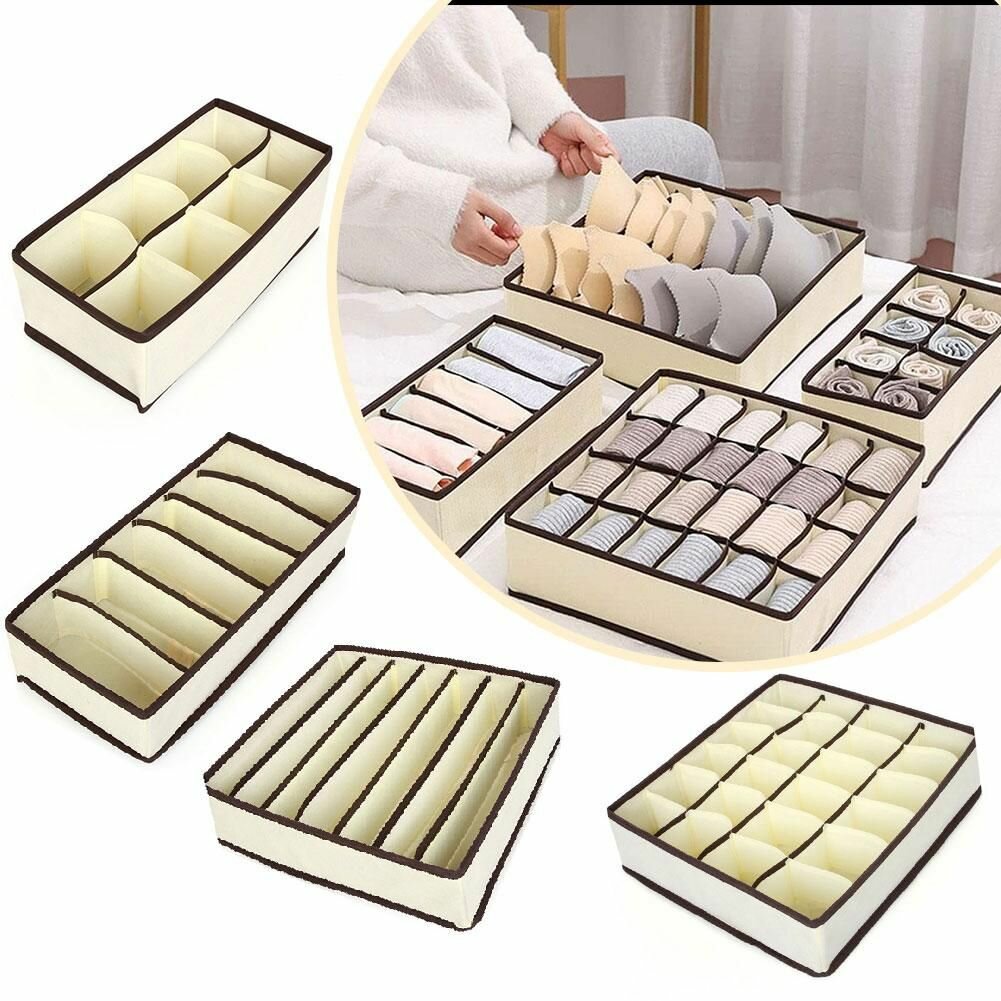 Портплед для нижнего белья, Носки, нижнее бельё для хранения и отделки, дорожный ящик для хранения, 6 /7/8/24 сотки