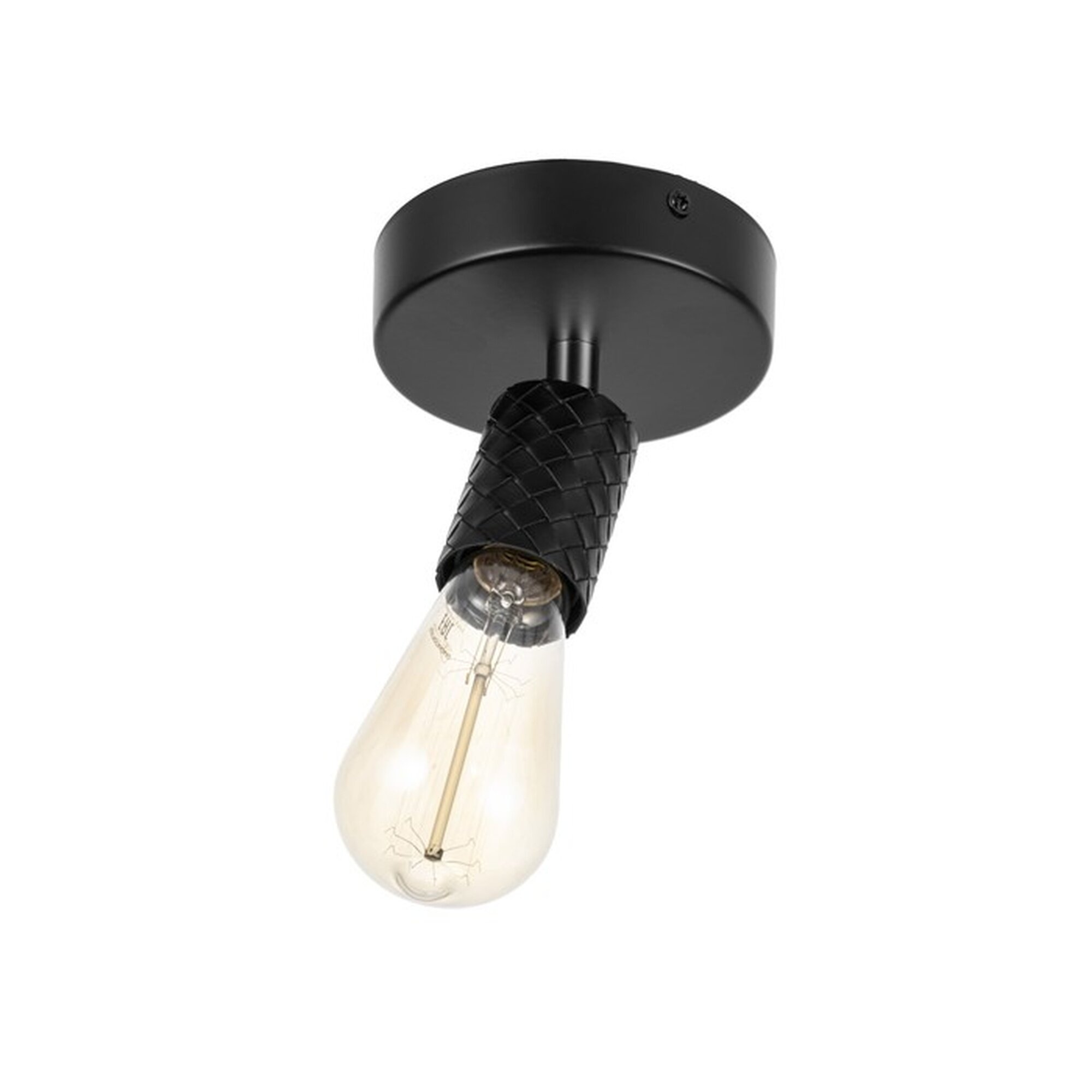 Спот BayerLux "Скин", E27, 40 Вт, черный, металл, 10x10x16 см