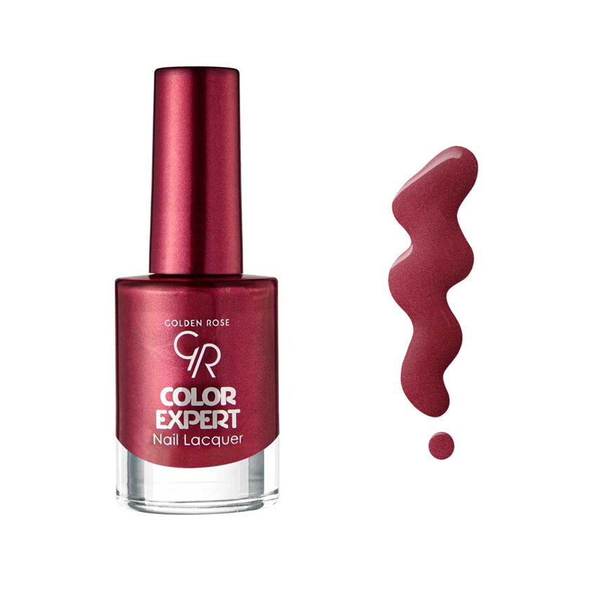 Лак для ногтей Golden Rose Color Expert, ягодный, защита, выравнивание тона, 10 мл