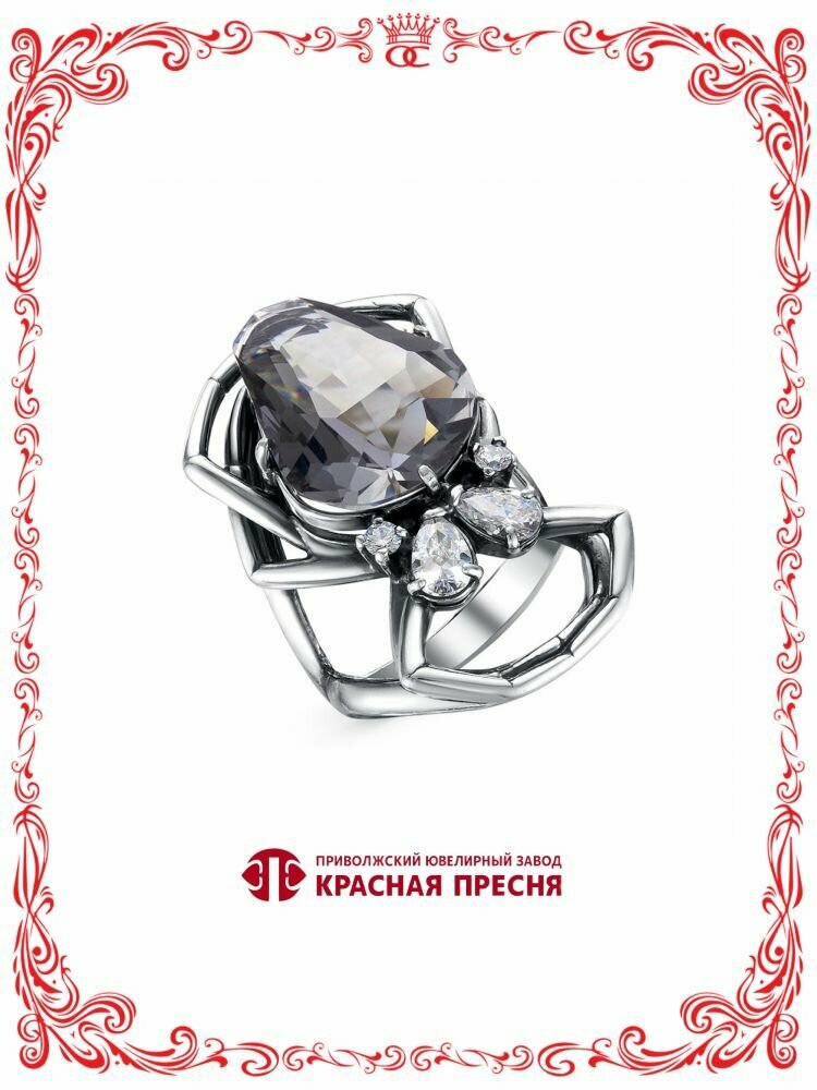 Кольцо, фианит