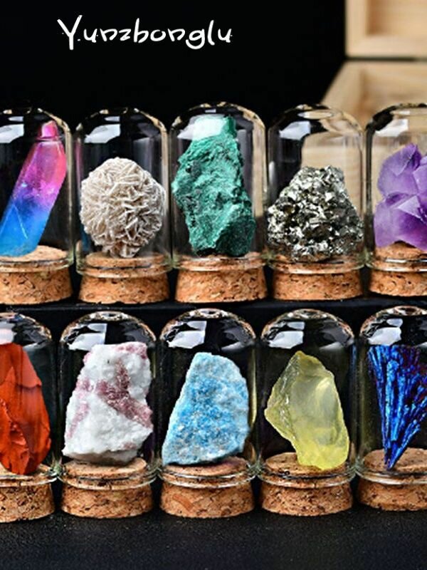 Натуральных камней самоцветов и минералов, игровой набор, амулет, вещи для экспериментов, учёбные принадлежности