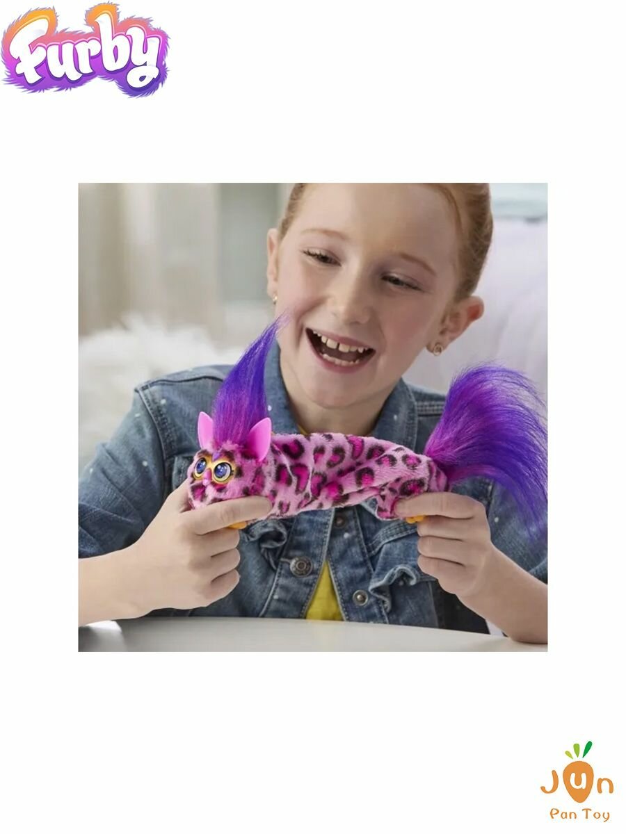 Ферби пикси, Hasbro Furby DJ Furblets Kitt-Ee-Luv G1785 / детская интерактивная игрушка, Умеет петь, имеет мягкое тело, подходит для развивающих игрушек старше 3 лет