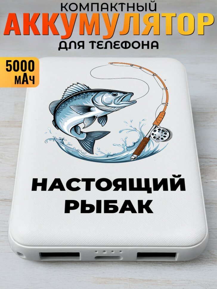 Повербанк "Настоящий рыбак" Рыбаку