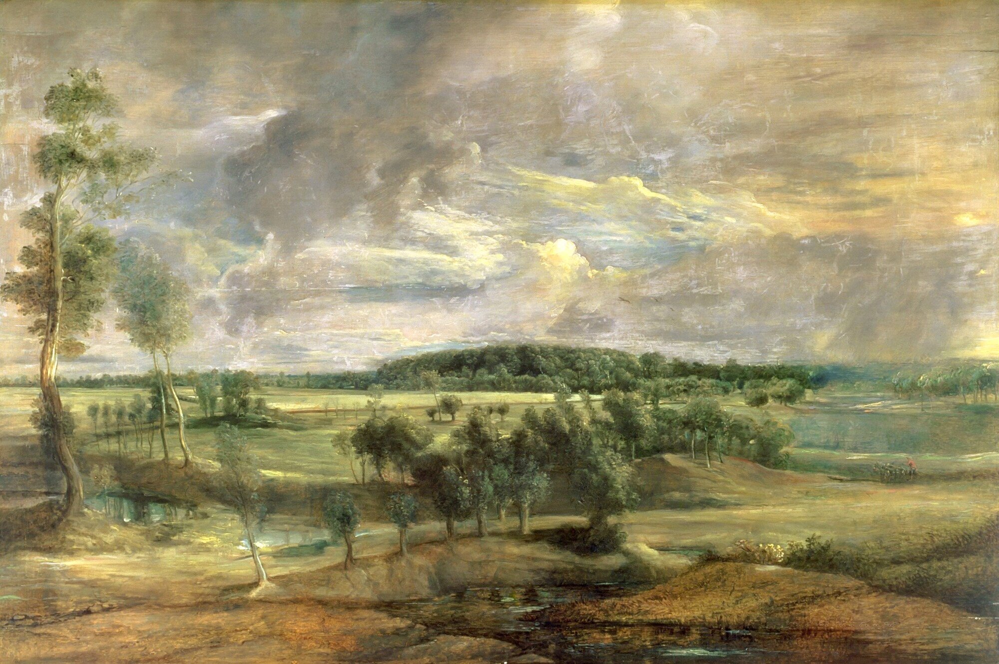 Картина Рубенса Питера Пауля Фламандский пейзаж 80х53 см