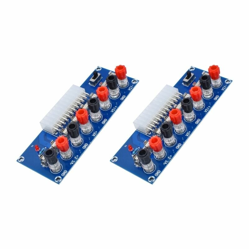 (2 шт.) Плата адаптера ATX 24-pin