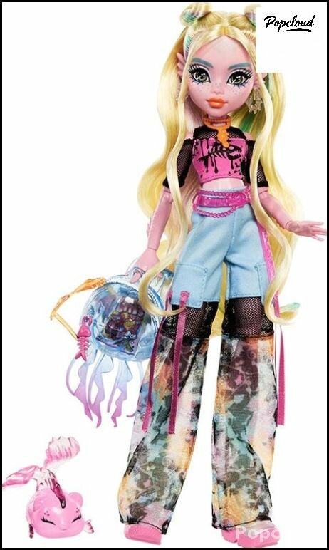Кукла Monster High Лагуна Блю с питомцем перевыпуск Lagoona Blue 3G