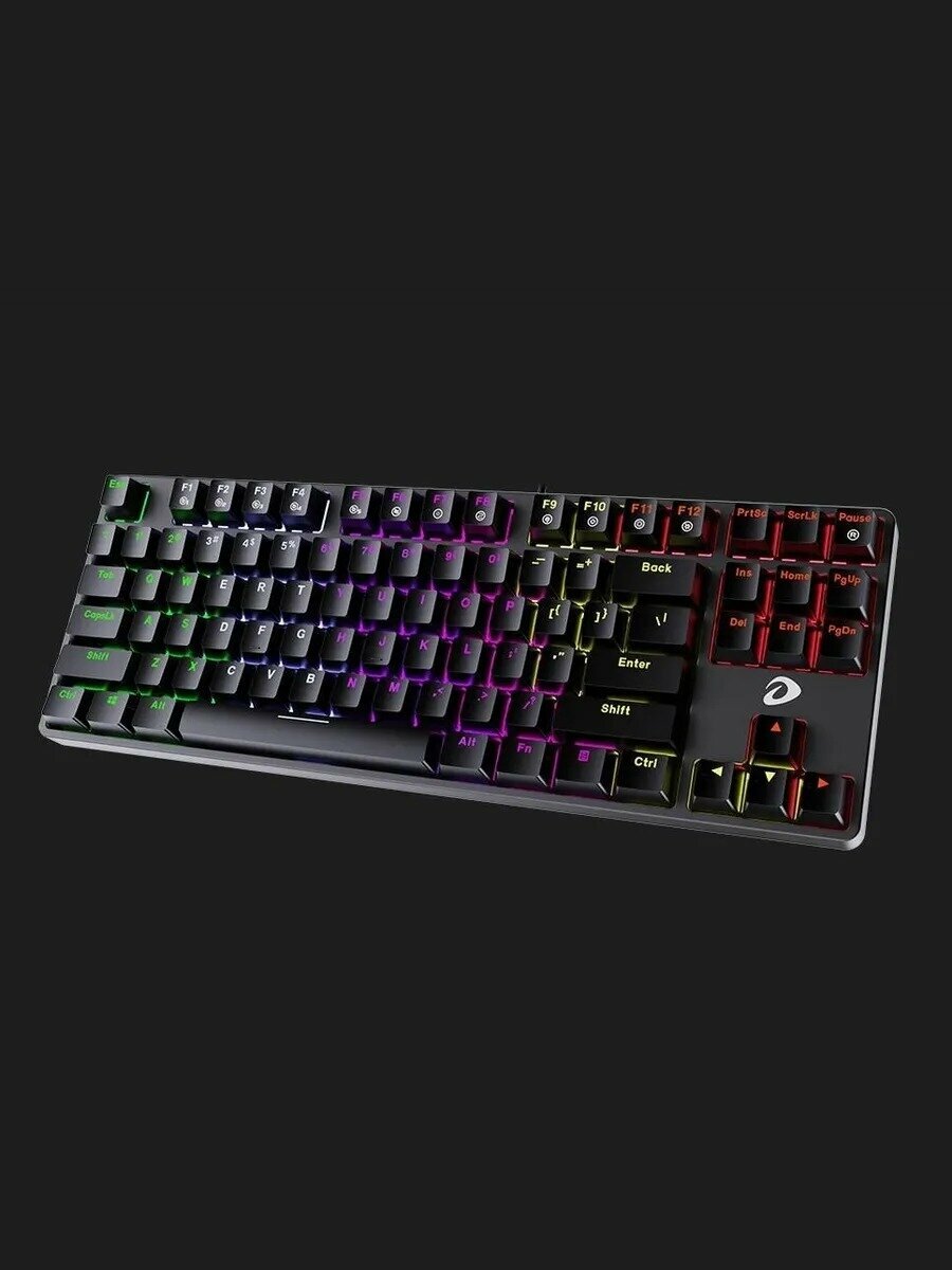Клавиатура механическая проводная Dareu EK87 V2 Black, черная