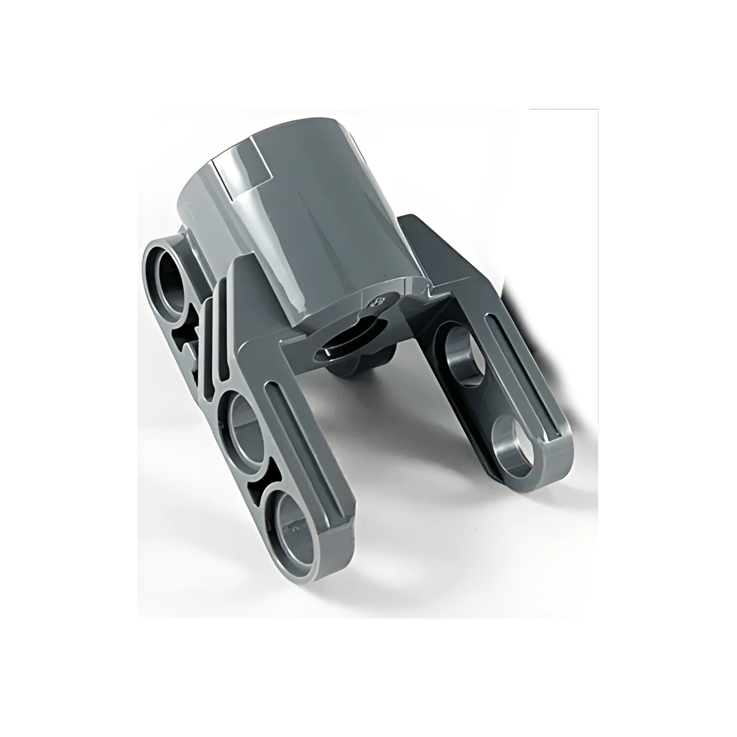 Деталь LEGO Technic, Axle and Pin Connector Block 4 x 3 x 2 1/2 (Linear Actuator Holder) 61904 (65767) Dark Bluish Gray N