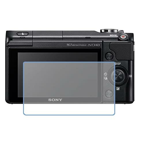 Скрин Мобайл защитный экран для фотоаппарата Sony Alpha NEX-3N из нано стекло 9H