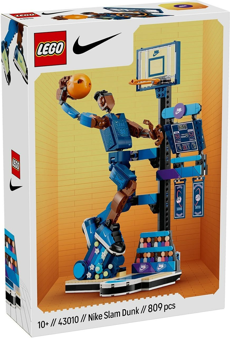 Конструктор LEGO 43010 Nike Slam Dunk Athlete, 809 деталей, для детей и взрослых