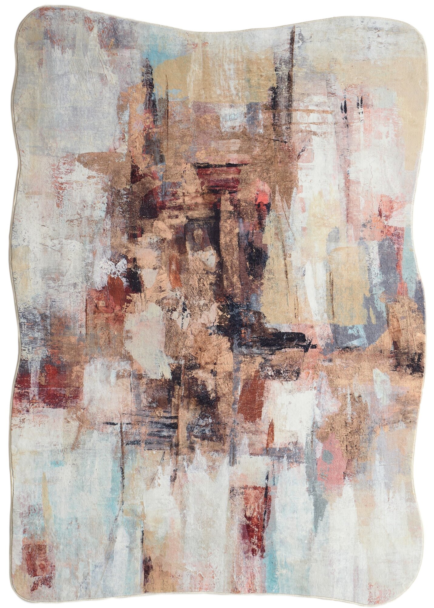 Ковер Silverstone Carpet "Shape B392", машинная работа, нестандартная форма, 120x170 см