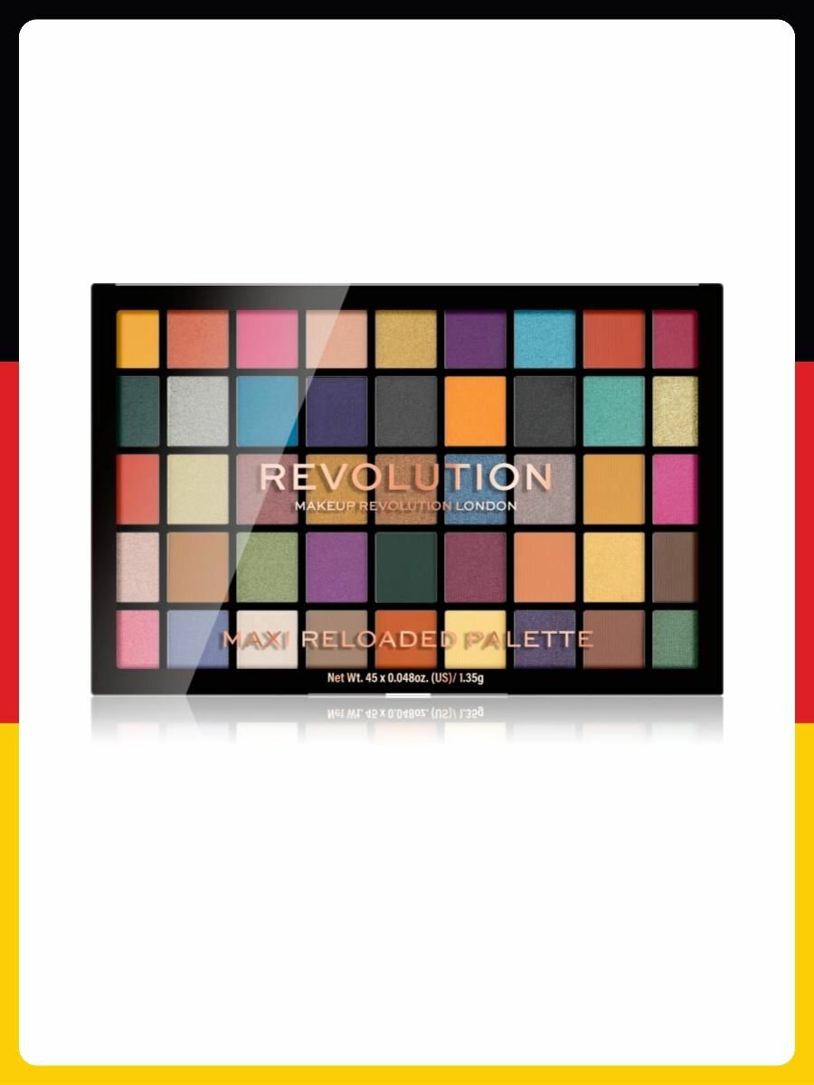 Тени для век Makeup Revolution Maxi Reloaded Palette Dream Big, 61 г