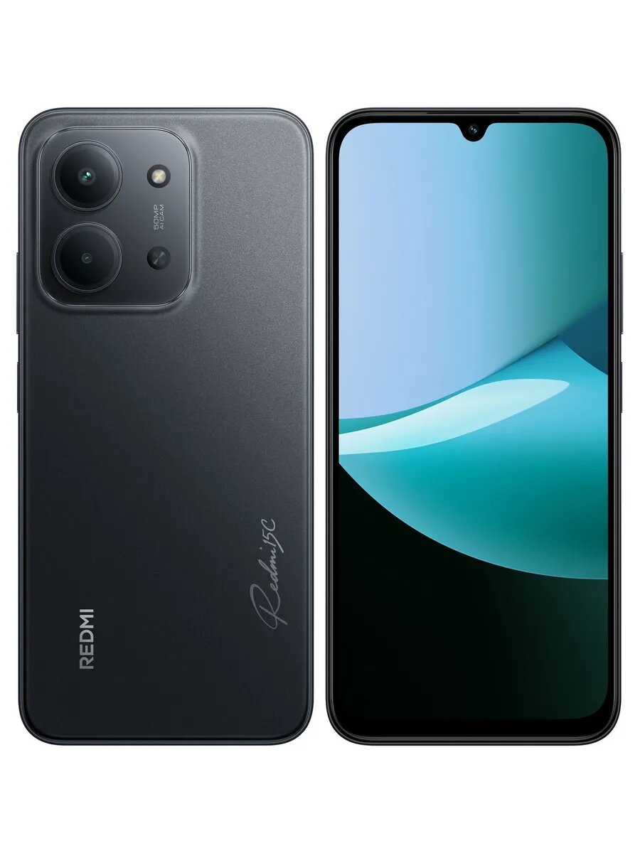 Смартфон REDMI 15C 8+256ГБ, Черный (MZB0KO7RU)