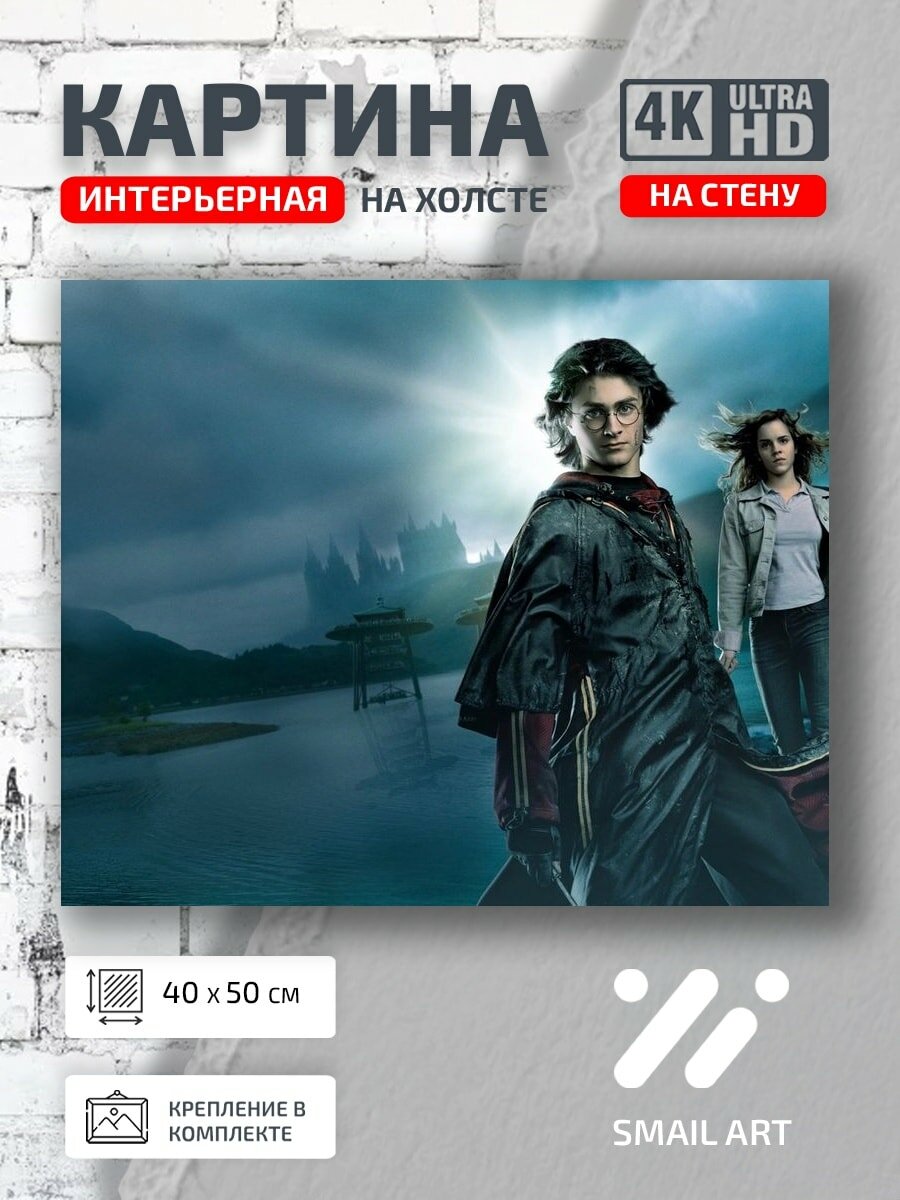 Картина на холсте интерьерная 40 на 50 на стену Кубок огня для спальни атмосфера