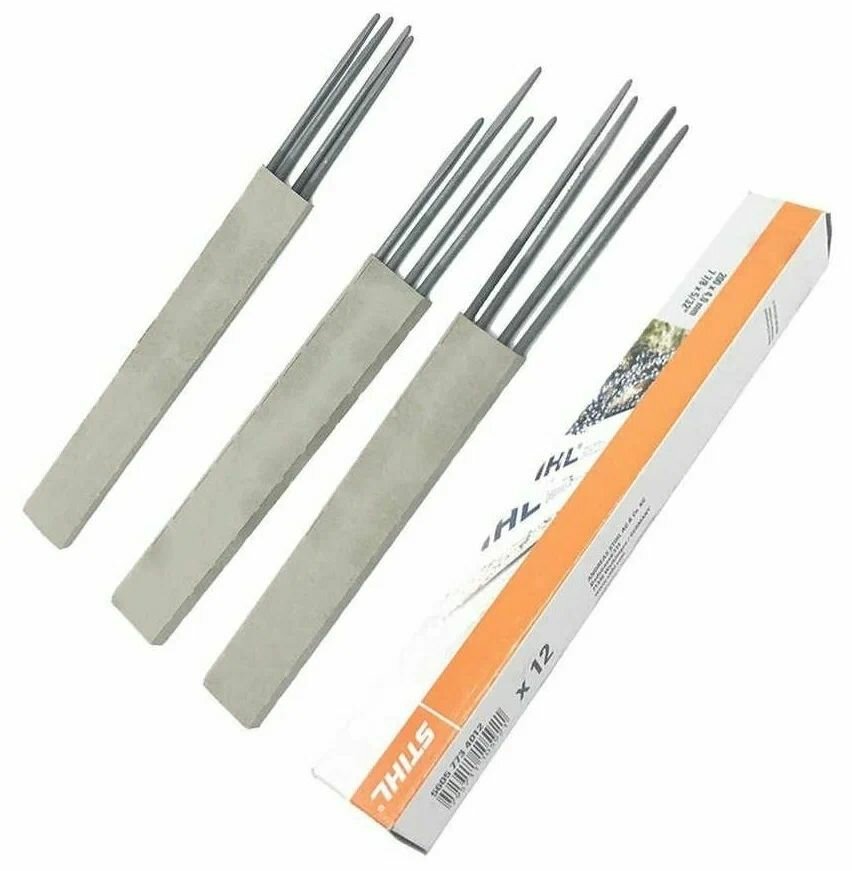 Напильники STIHL 200*4.8 мм, уп.12шт оригинал (Швейцария)арт.56057734812