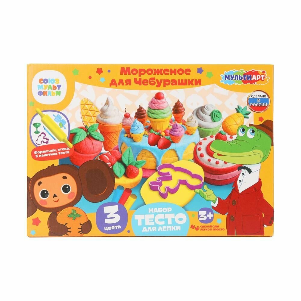 Набор с тестом для лепки Мороженое для Чебурашки