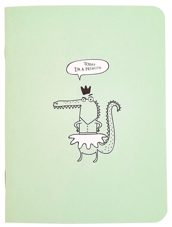 Be Smart Блокнот Strange animals крокодил 105x140 мм 32 листа в клетку N2457