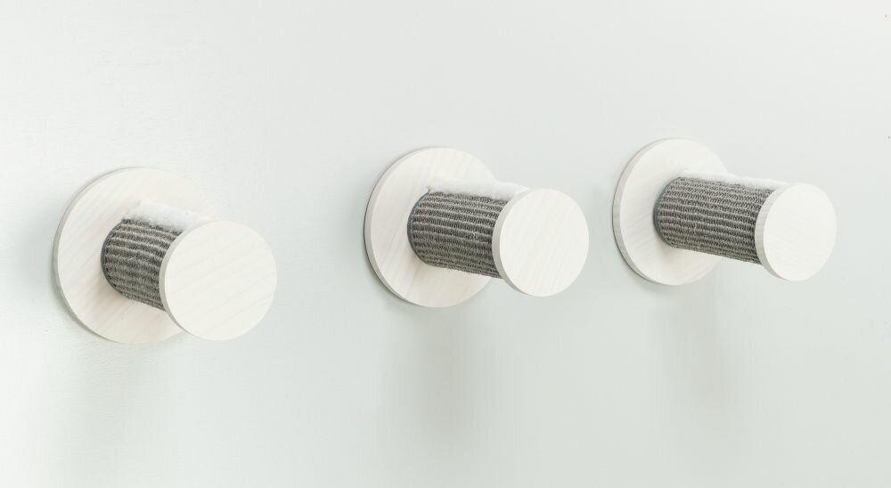 Настенная когтеточка, элемент 3, "3 ступени", 3 х ф 18 х 22 см, белый/серый, Trixie