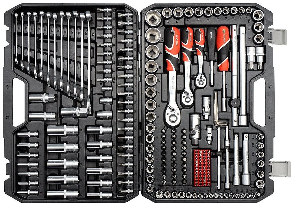 Набор инструментов 1/2"-1/4"-3/8" 216 предметов YT-38841