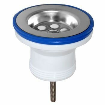 Выпуск WIRQUIN VIR, для раковины, нержавеющая сталь, белый, 70мм