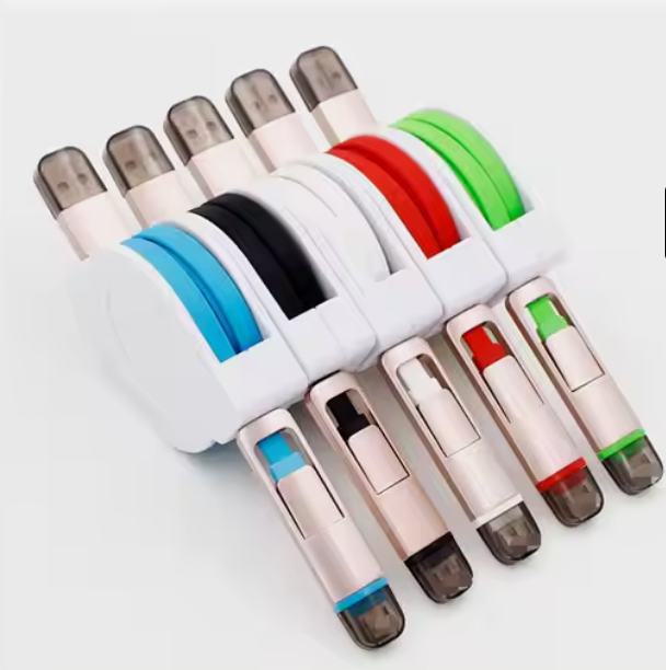 Телефонный кабель USB кабель 2в1 для iPhone 5/6/6Plus/7/7Plus и micro USB 1.0 м