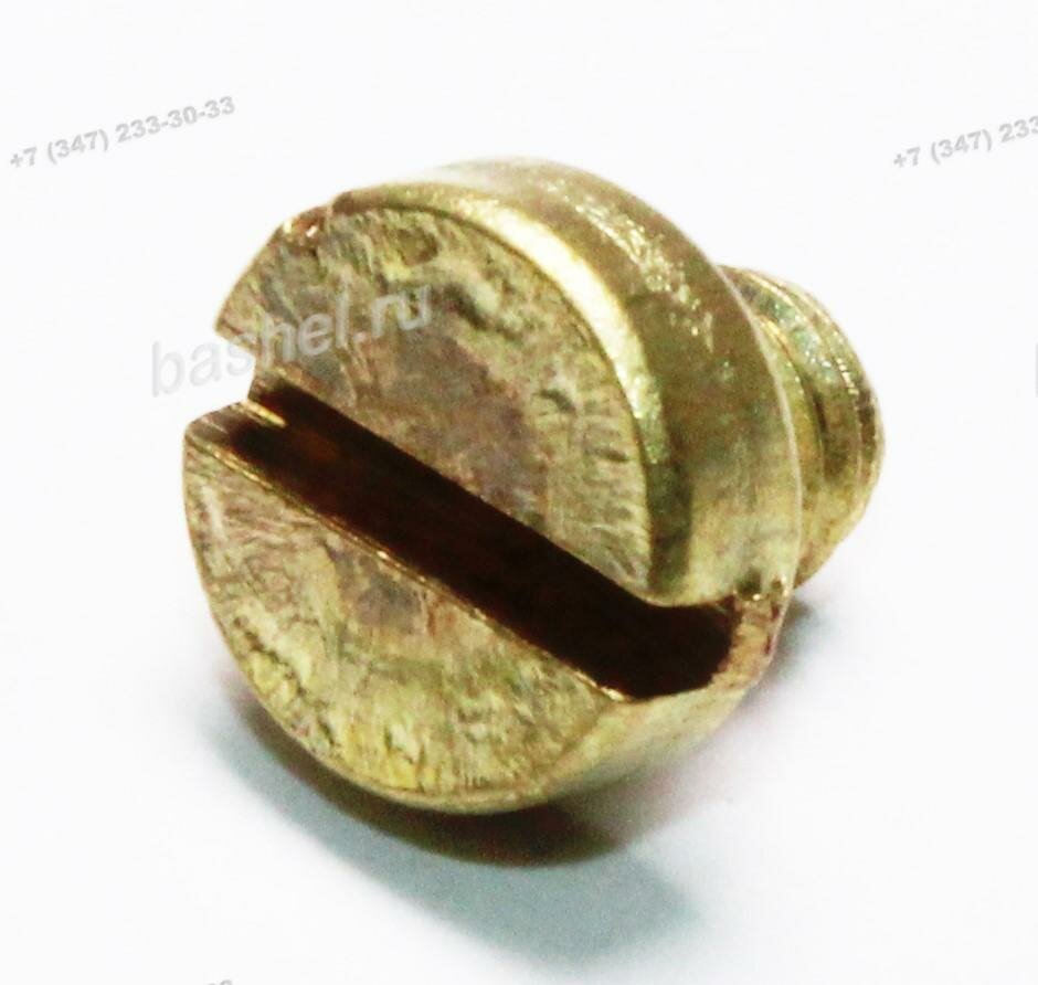 Винт М4х4 DIN 84 латунь