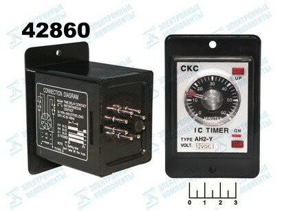 Реле =12V AH2-Y 0-60мин