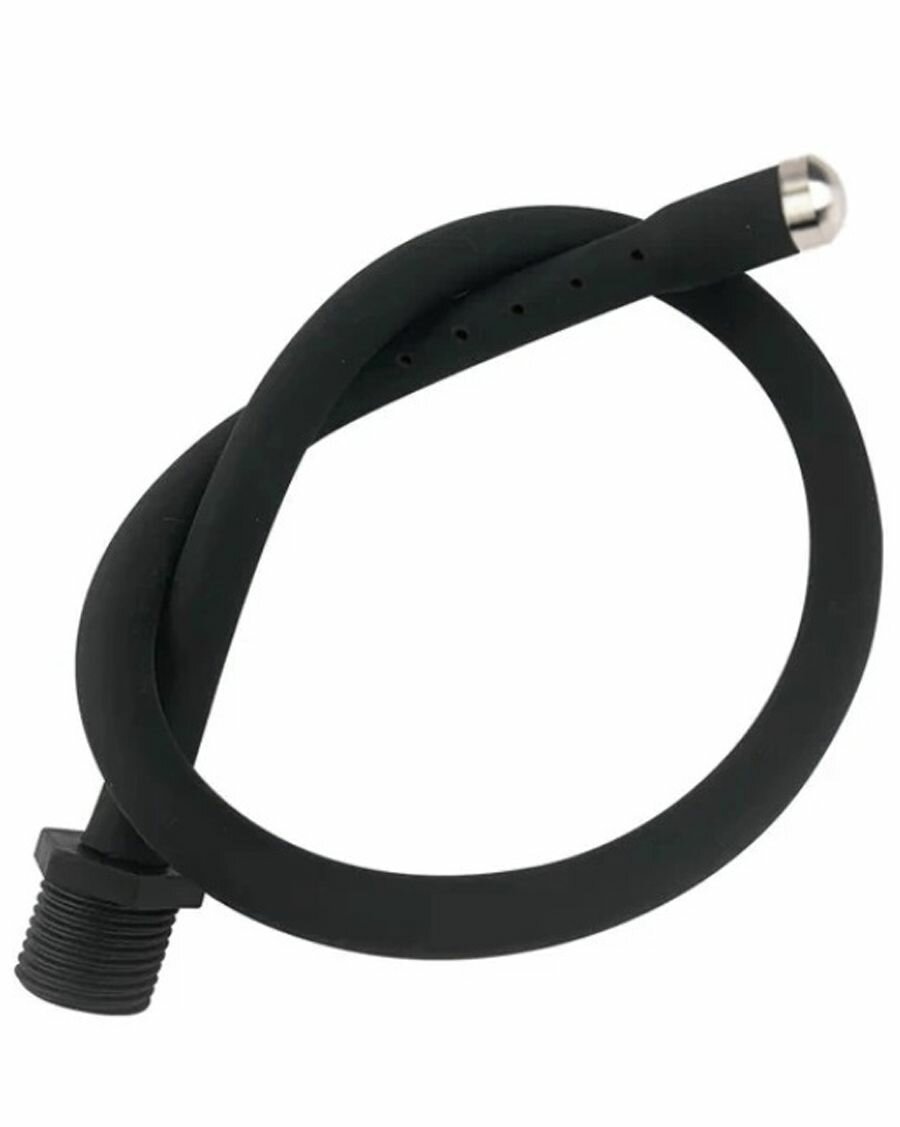 Силиконовая гибкая насадка для анального душа "SILICON ANAL DOUCHE" 25см