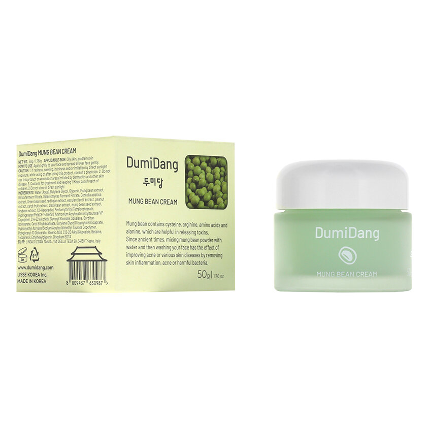 Крем для лица "DUMIDANG" с экстрактом маша (антиоксидантный и увлажняющий) 50 гр